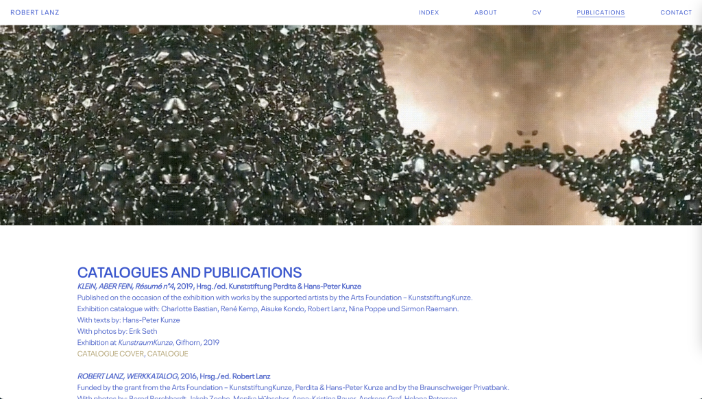 PUBLICATIONS | ROBERT LANZ